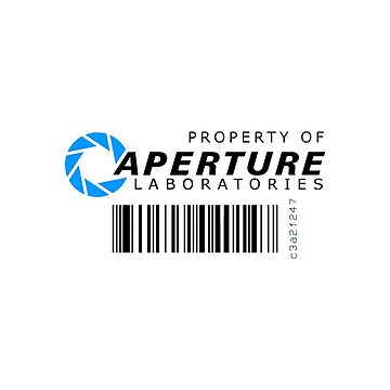 "Aperture Laboratories" Sticker for Sale by GodOrca | Redbubble
