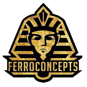 "Ferro Concepts Logo Sticker - Gold " Sticker for Sale by CPProjects ...