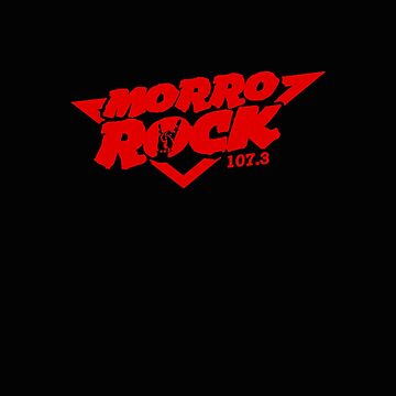 "Morro Rock Radio (Red)" Sticker for Sale by jagerprints | Redbubble