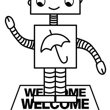 "Armchair Expert Merch Armchair Expert Robot" Sticker for Sale by ...