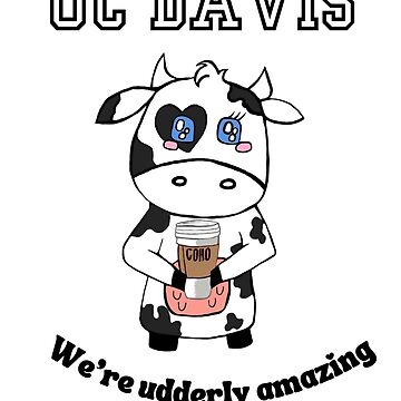 "UC DAVIS COHO COW" Sticker for Sale by Alex Santiago | Redbubble
