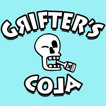 "Blue Grifter's Cola Logo" Sticker for Sale by DontBeSmartAlec | Redbubble