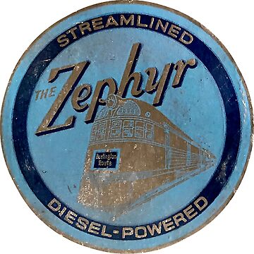 "The Zephyr Streamlined Diesel Powered" Sticker for Sale by wildervalde ...