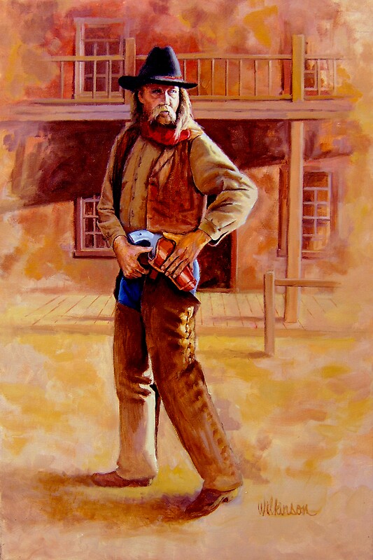 "The Gunfighter" by Ronald Wilkinson | Redbubble
