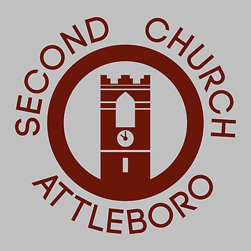 "Second Church Logo - Brick Red" Sticker for Sale by Second Church ...