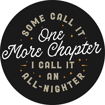 "One More Chapter Logo" Sticker for Sale by Daisy Do | Redbubble