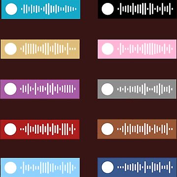 "taylor swift spotify codes" Sticker for Sale by Emparhdesigner | Redbubble