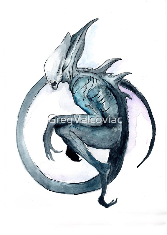 "ALIEN COVENANT PAINTING " by GregValcoviac | Redbubble
