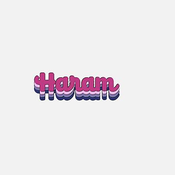 "BABYMONSTER Haram" Sticker for Sale by yoshishoshi | Redbubble