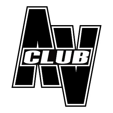 "AV AUDIO VISUAL CLUB" Sticker for Sale by Jake Dault | Redbubble