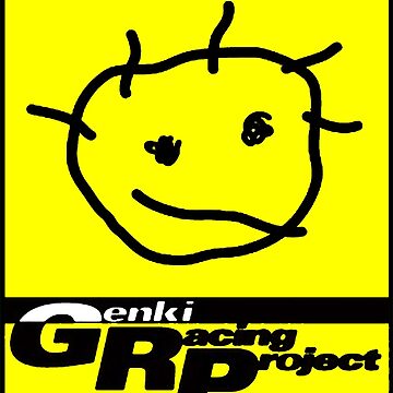 "GENKI - Racing Project" Sticker for Sale by matxanhxao | Redbubble