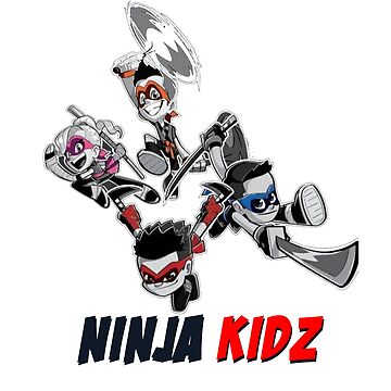 "Ninja Kidz TV Merch for Kids" Sticker for Sale by Bridesgruel | Redbubble