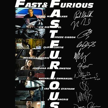 "-Fast-And-Furious-T-Shirt Gift For The Fan" Essential T-Shirt for Sale ...