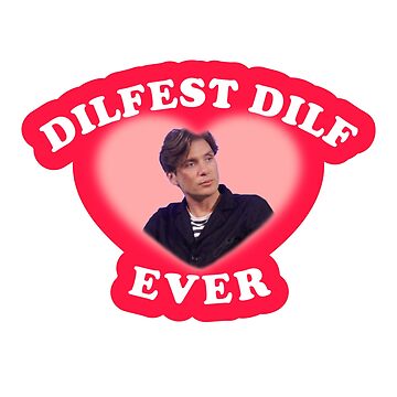 "DILFEST DILF EVER | CILLIAN MURPHY" Sticker for Sale by Fandomex ...