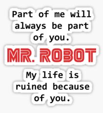 Mr Robot Stickers | Redbubble