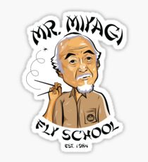 Mr Miyagi Stickers | Redbubble