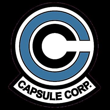 "Capsule Corp Logo" Sticker for Sale by MidnightAttack | Redbubble