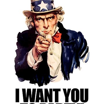 "Uncle Sam Parody" Sticker for Sale by xDumpTruckx | Redbubble