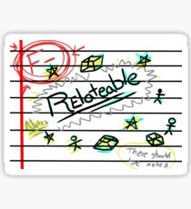 Note Taking Stickers | Redbubble