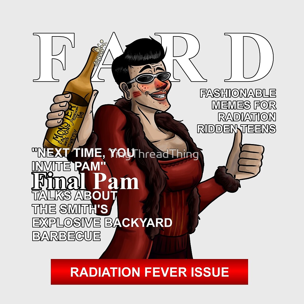 "Final Pam's Monster Magazine" by TinyThreadThing | Redbubble