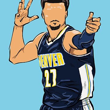 "Jamal Murray Blue Arrow Celebration" Sticker for Sale by RatTrapTees ...