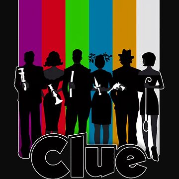 "Classic Clue Movie" Sticker for Sale by wirsanka | Redbubble