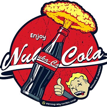 "Enjoy Nuka-Cola" Sticker by E1even1nk | Redbubble