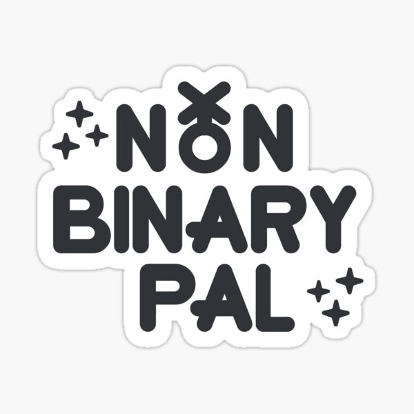 Non Binary Stickers Redbubble