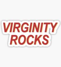 Virginity Rocks Stickers | Redbubble