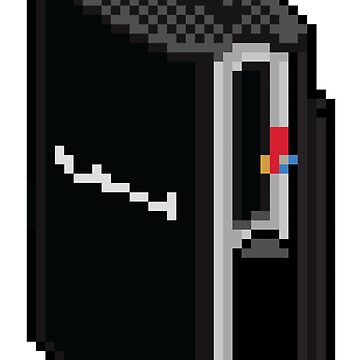 "Playstation 3 Pixel Art" Sticker for Sale by DoodleDazeShop | Redbubble