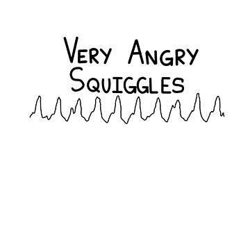 "V-Tach "Very angry squiggles"" Sticker for Sale by hanna-gross | Redbubble