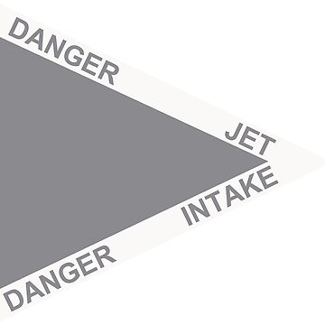 "Jet Intake Danger F35 Stealth Fighter Decal Fighter Plane Warning ...