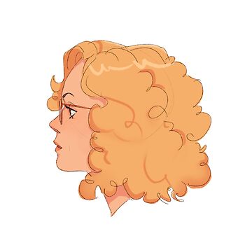 "MISTY PROFILE" Sticker for Sale by dykedolly | Redbubble