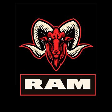 "Ram emblem" Sticker by Loaiza3108 | Redbubble