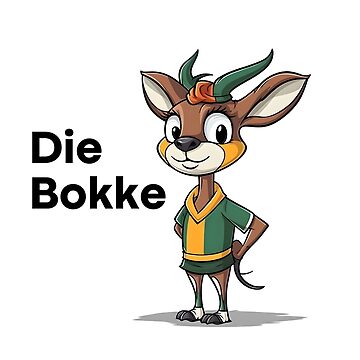"South Africa - Die Bokke" Sticker for Sale by DylanGalatis | Redbubble