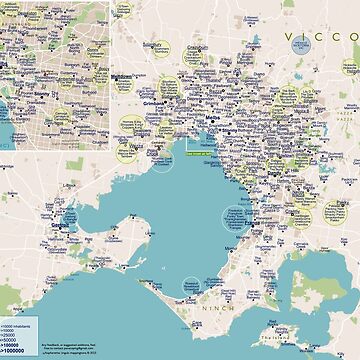 "Melbourne Slang Map" Poster for Sale by S-T-O-A | Redbubble