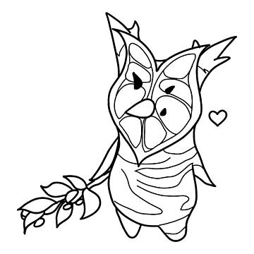 "Korok with Heart" Sticker for Sale by CozyStudioFinds | Redbubble