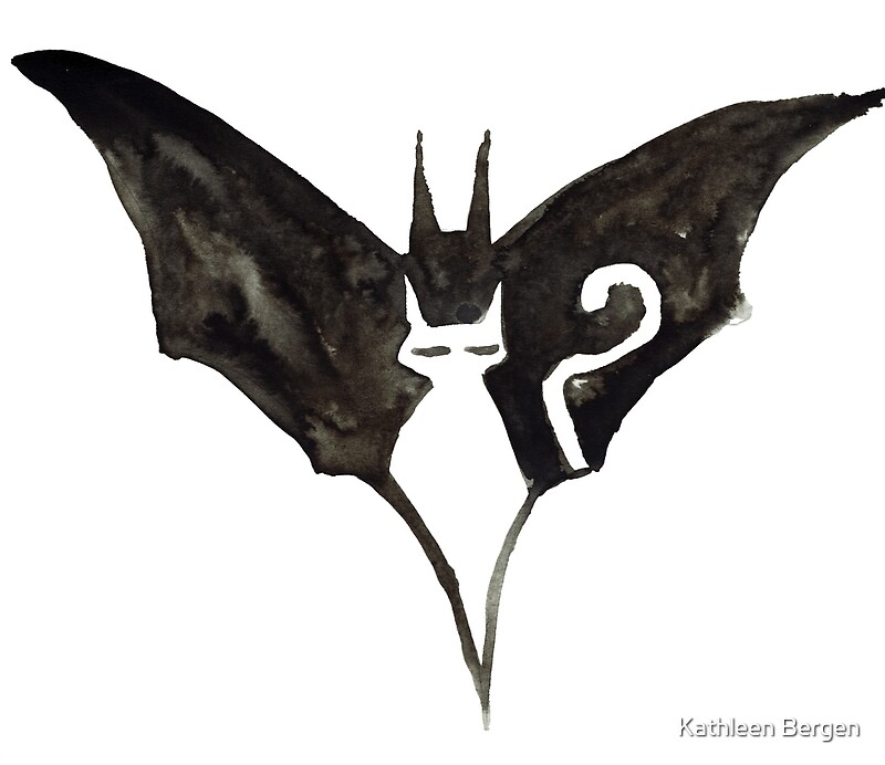 "Batcat logo" by Kathleen Bergen | Redbubble