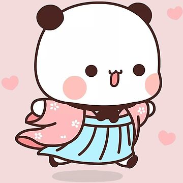 "Dudu Panda | Dudu Panda Running | Bubu and Dudu Sticker Sticker ...