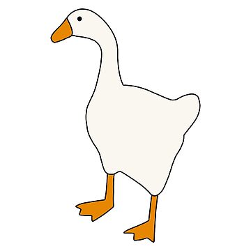 "Untitled Goose Game" Sticker for Sale by FanFoxy | Redbubble