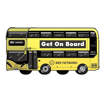 "Transport for Greater Manchester, Bee Network yellow bus" Classic T ...