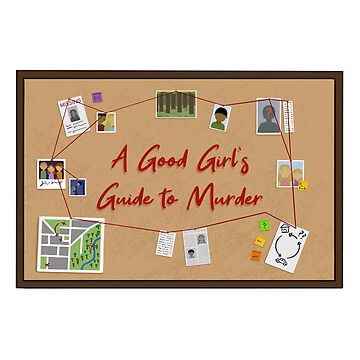 "A Good Girl’s Guide to Murder Investigation Board" Sticker for Sale by ...