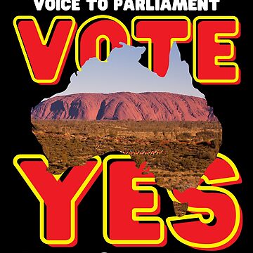 "Indigenous Voice To Parliament - Vote Yes!" Essential T-Shirt for Sale ...