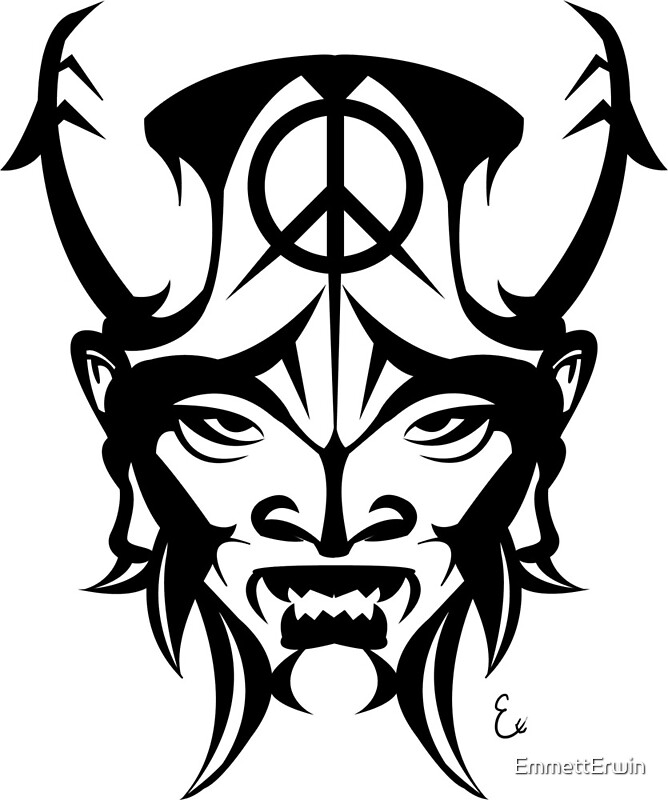 "Demon Stencil" by EmmettErwin | Redbubble