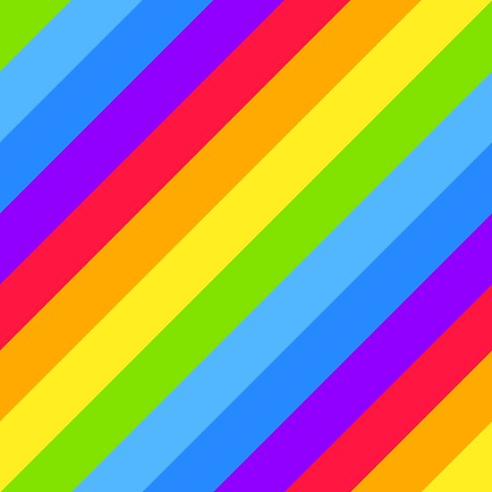 "RAINBOW diagonal" Posters by Slanapotam | Redbubble