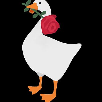 "Untitled Goose Rose" Sticker for Sale by FanFoxy | Redbubble