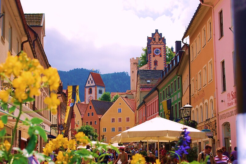 "Fussen, Germany" by Angie Hoover | Redbubble