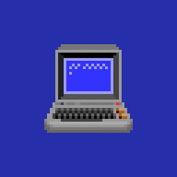 "Retro Home Computer 8-Bit Pixel Art" Art Board Print for Sale by ...