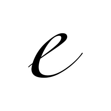 "Monogram Lower Case- E" Greeting Card for Sale by Leah Carey | Redbubble