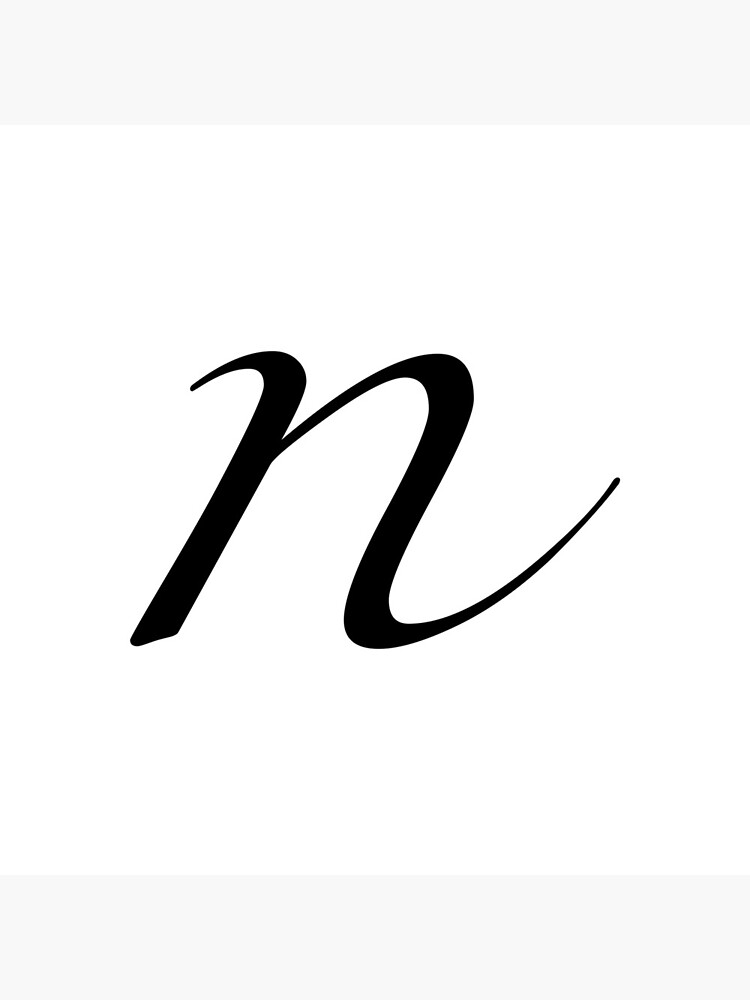 6 Best Images Of Printable Cursive Letter N Fancy Cursive Letter N